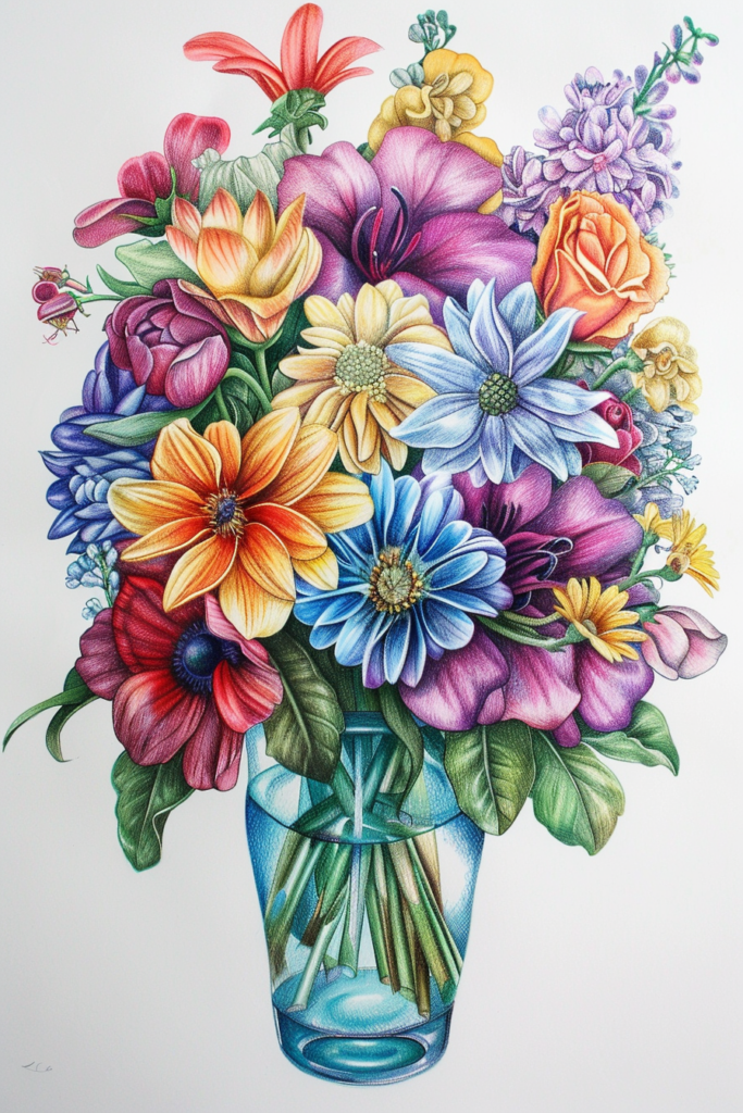 39+ Simple Colored Pencil Art Ideas for Beginners - Proactive Creative ...